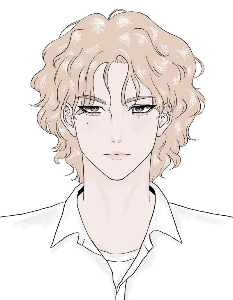 남캐 흑백/컬러 증명사진 커미션! | 던코 | CREPE