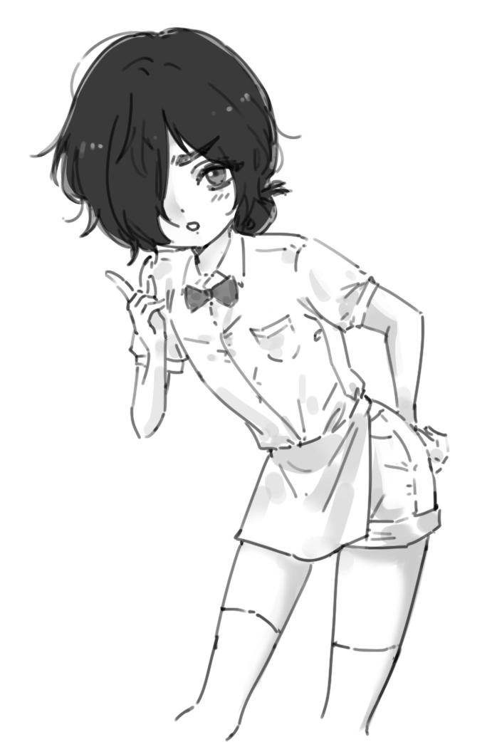 흑백낙서(5000원) | nazzang | CREPE