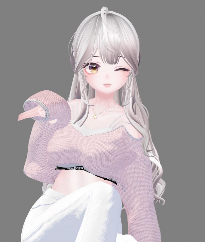 3D버츄얼 VRM, VSF 뚜따커미션 | 별하 | CREPE