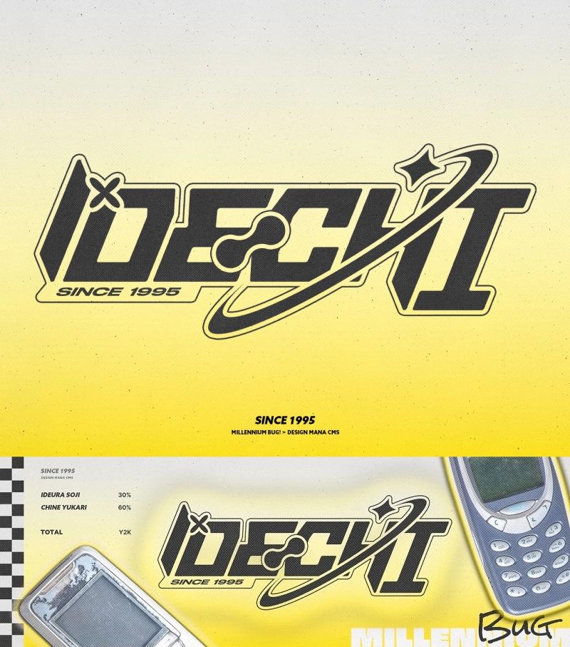 Y2K 로고 | 마나 | CREPE