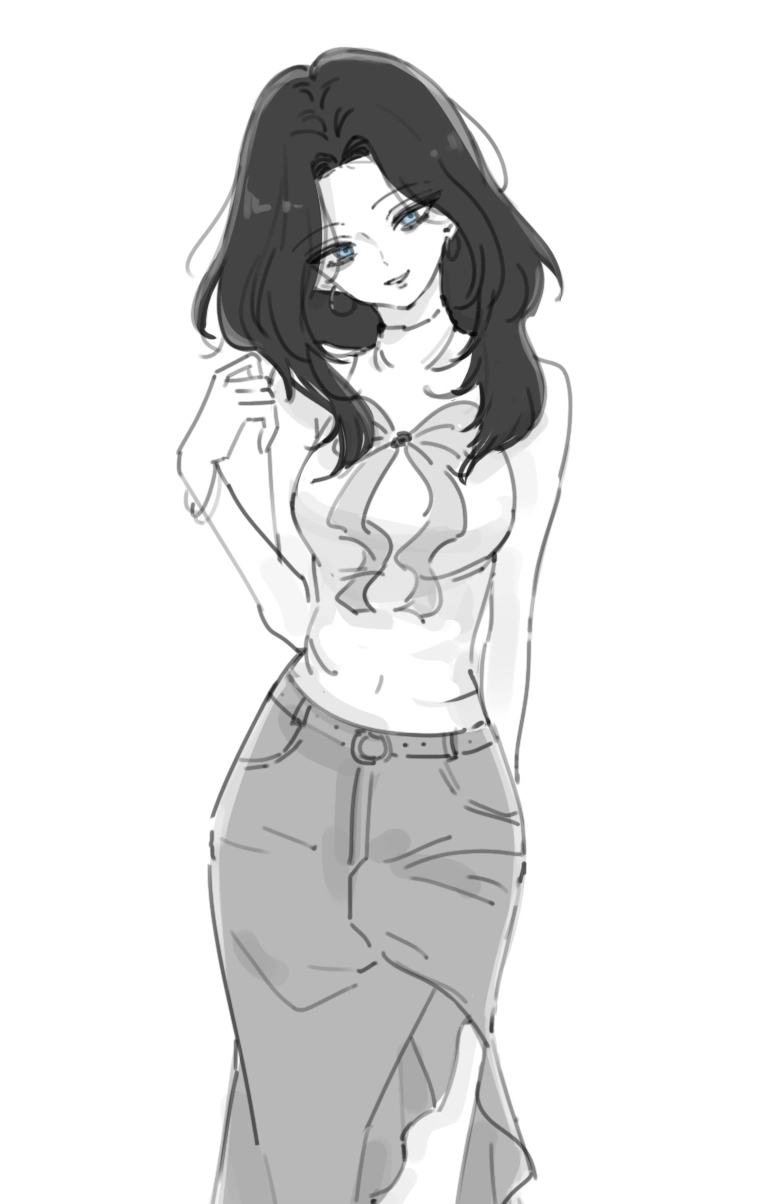 흑백낙서(5000원) | nazzang | CREPE