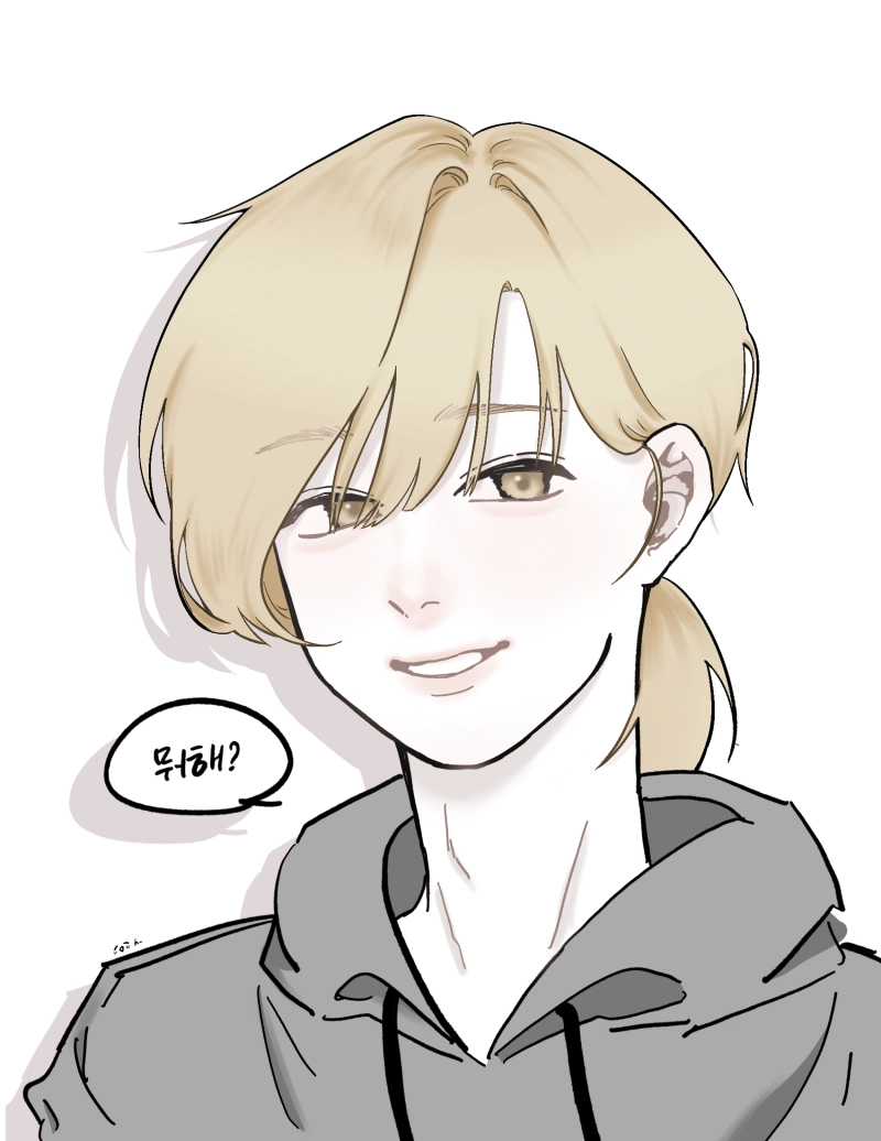 [샘플할인] 두상 단채색 커미션 | 낑깡 | CREPE